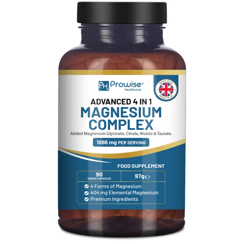 Magnesium Glycinate Complex 4 in 1 – 1866mg per serving | Precise 404mg ...